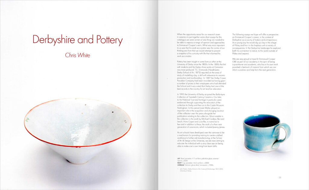 Emmanuel Cooper OBE 1938-2012 – infoceramica